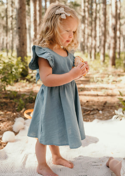 Hannah Ruffle Dress – Laney + Sy